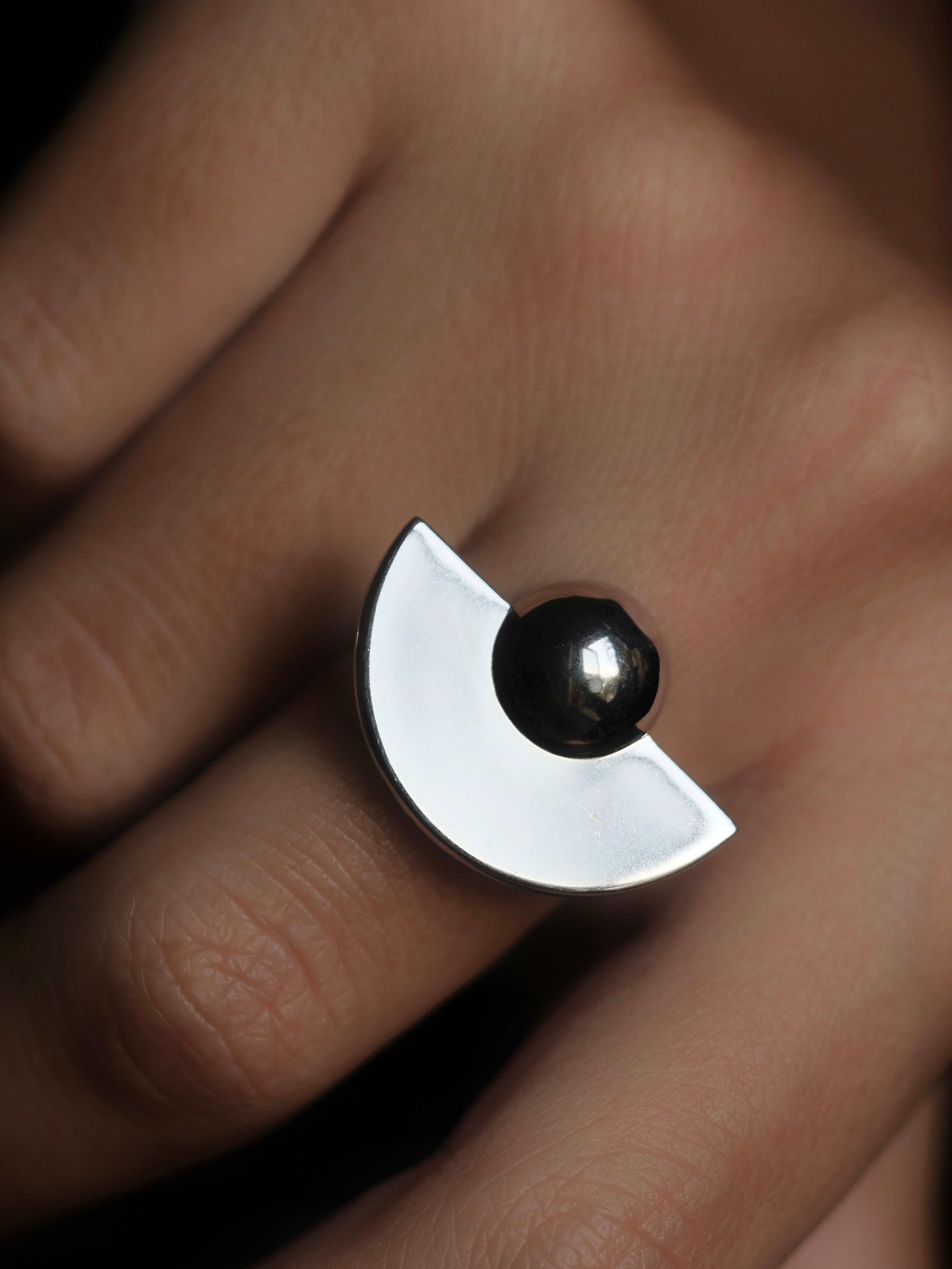 AMELIA Silver Ring by Monad Design