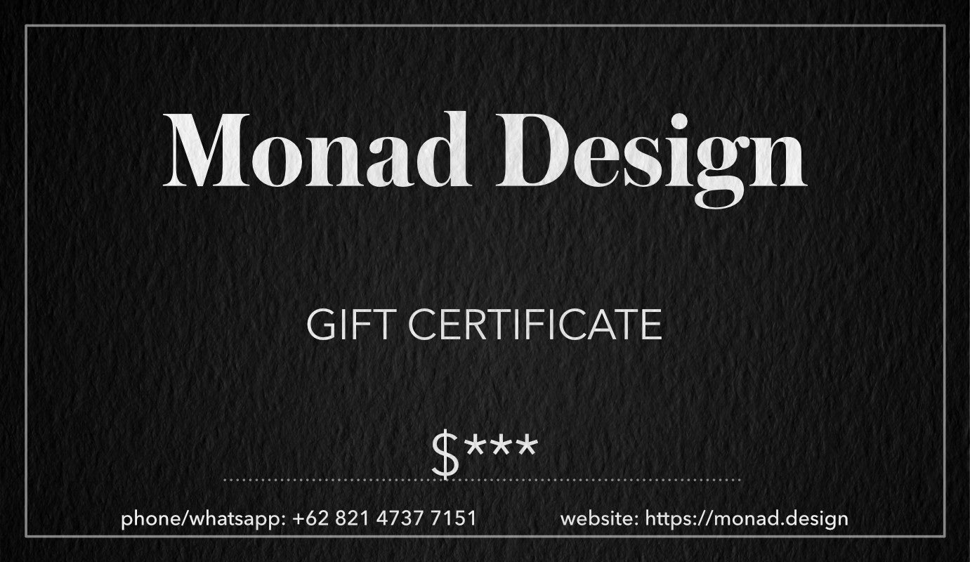 Monad Design Gift Certificate